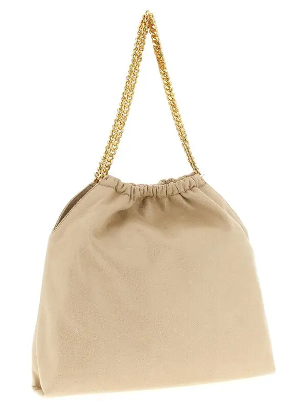 Stella McCartney Falabella Drawstring' Shoulder Bag - Cream