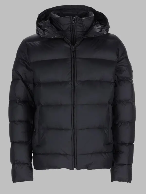 FAY Padded Quilted Jacket - Black