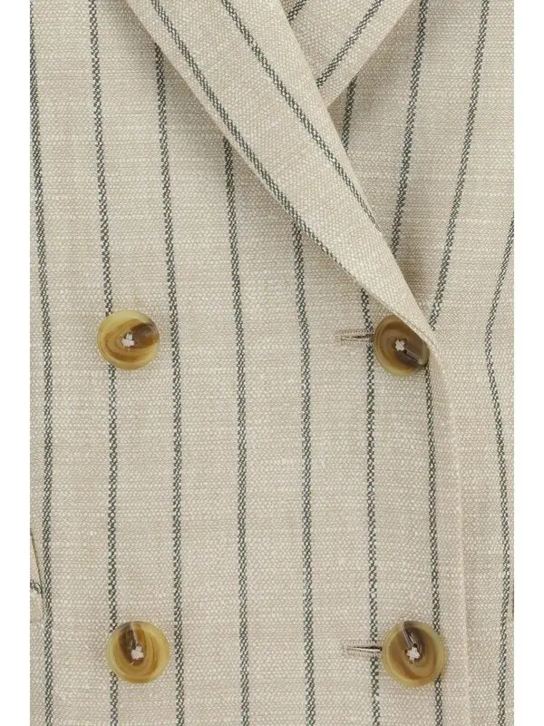 BLAZÉ MILANO Blazè Milano Serene Tea Blazer - Cream