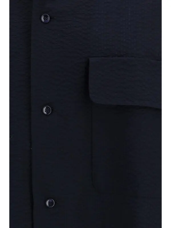Giorgio Armani Cotton Shirt With Classic Collar