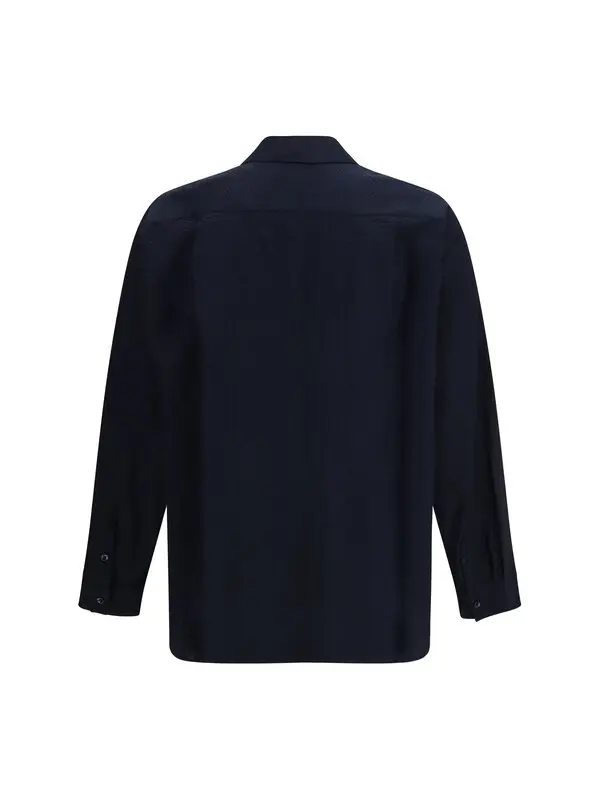 Giorgio Armani Cotton Shirt With Classic Collar