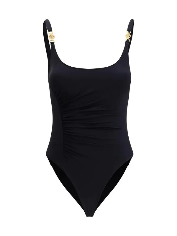 Versace Medusa ’95 Gathered Swimsuit