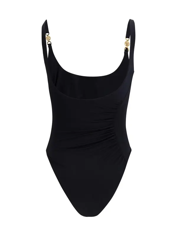 Versace Medusa ’95 Gathered Swimsuit