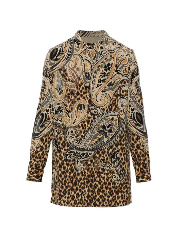 Etro Printed Silk Shirt - Multicolor