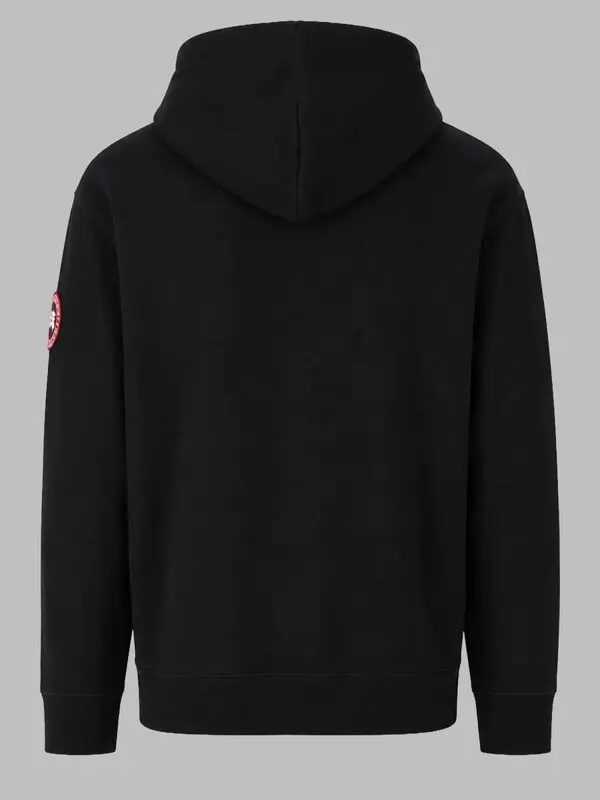 Canada Goose Hooded Sweatshirt With Logo Patch - Black