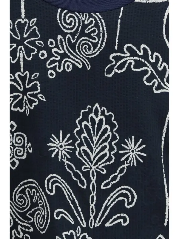 Giorgio Armani Cotton T-shirt With All Over Pattern