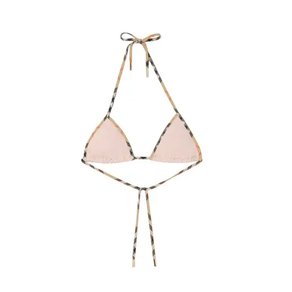 Burberry Bikini Bra Check Details - Pink
