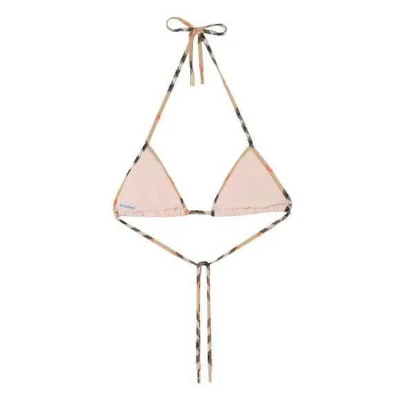 Burberry Bikini Bra Check Details - Pink