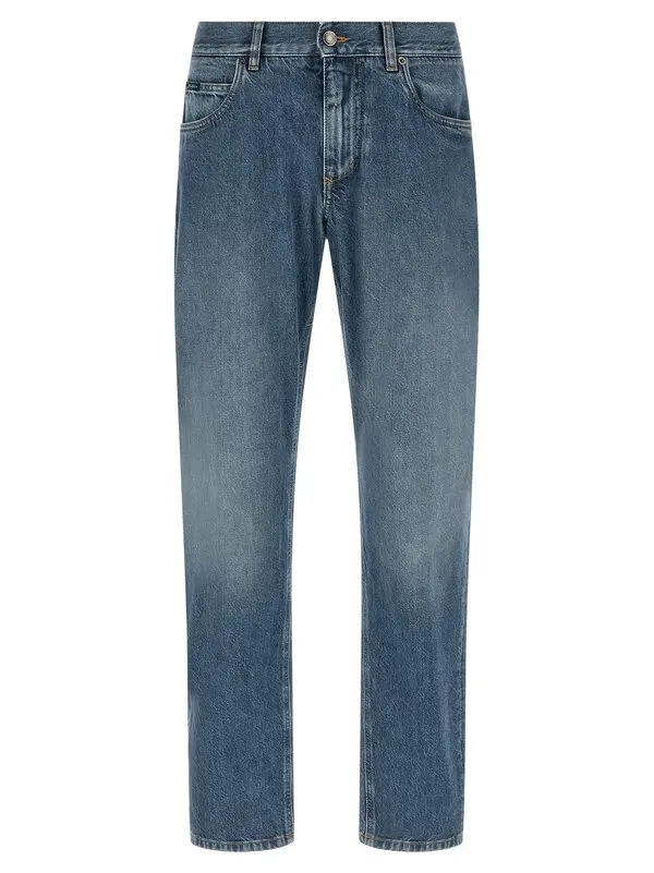 Dolce & Gabbana Heraldic Embroidery Jeans