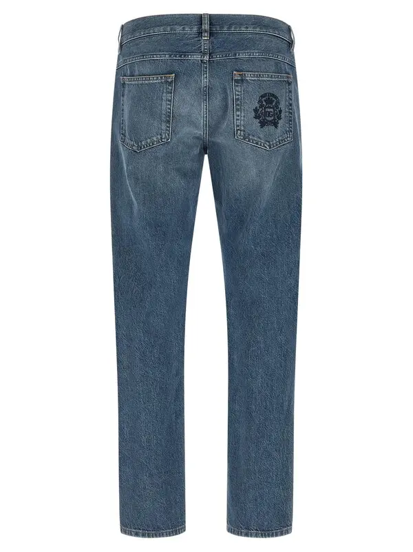 Dolce & Gabbana Heraldic Embroidery Jeans