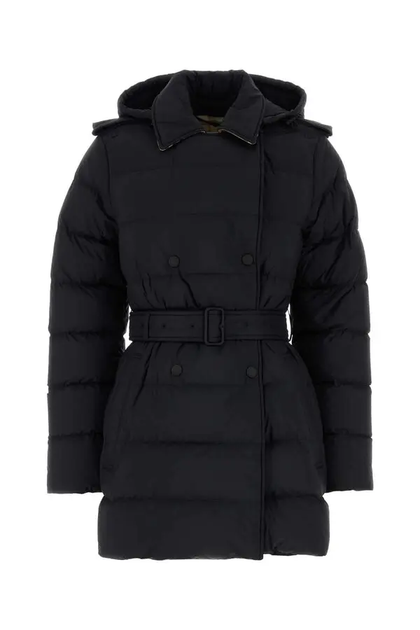 Burberry Nylon Down Jacket - Blue