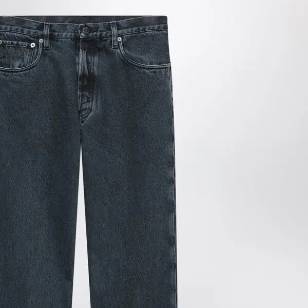 Prada Regular Jeans In Obsidian Colour