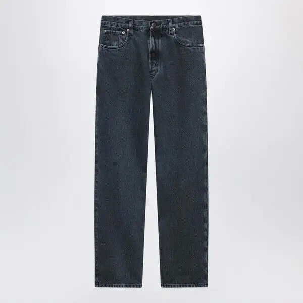 Prada Regular Jeans In Obsidian Colour - Blue