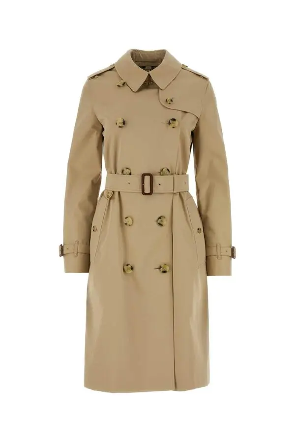 Burberry Beige Cotton Trench Coat