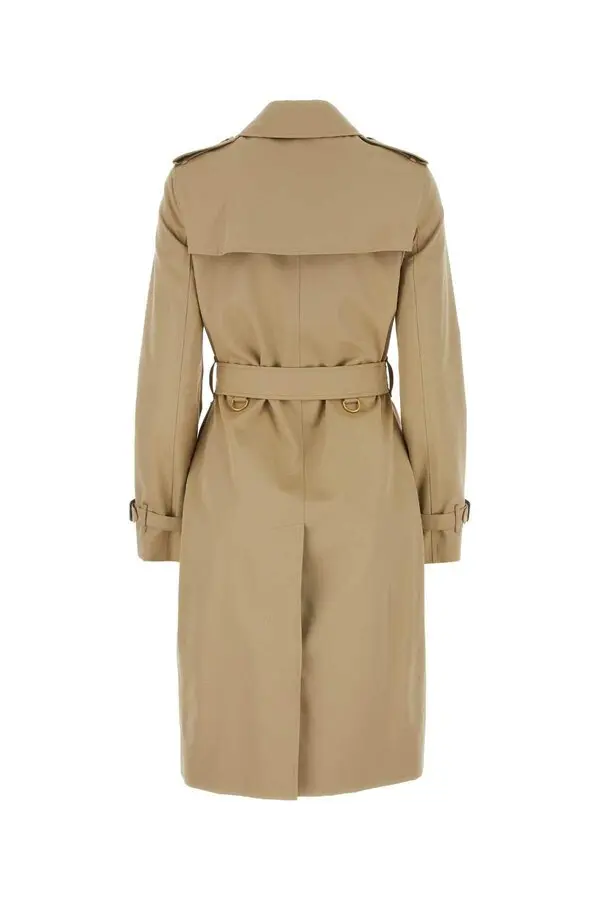Burberry Beige Cotton Trench Coat