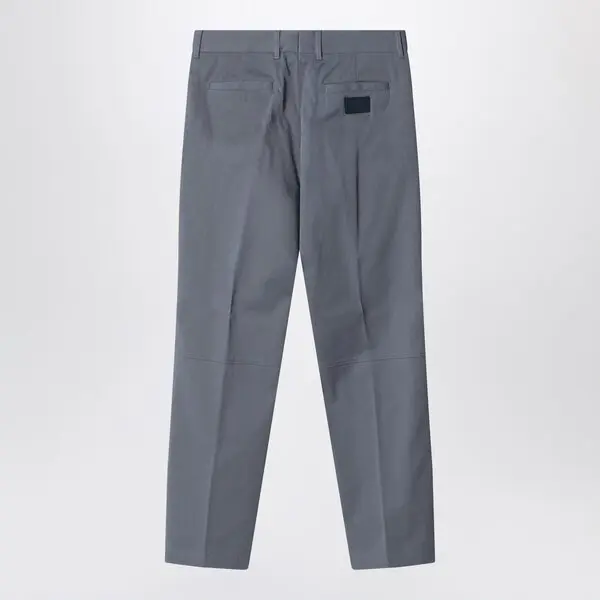 Fendi Grey Gabardine Trousers