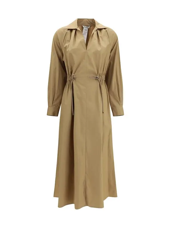 Max Mara Pedaggi Midi Dress - Cream