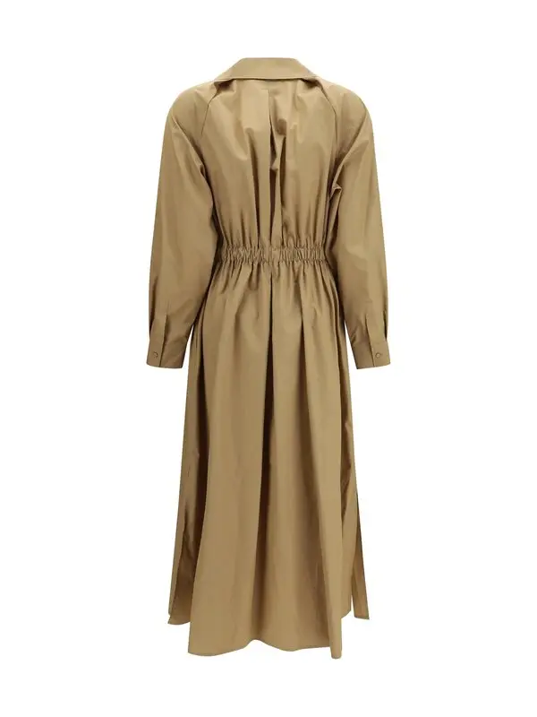 Max Mara Pedaggi Midi Dress - Cream