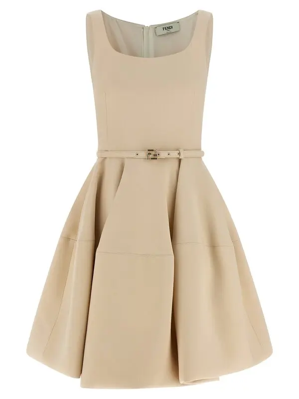 Fendi Wheel Skirt Dress - Pink