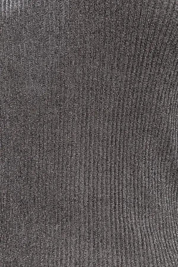 Prada Metallic Ribbed Knit Tank Top - Multicolor