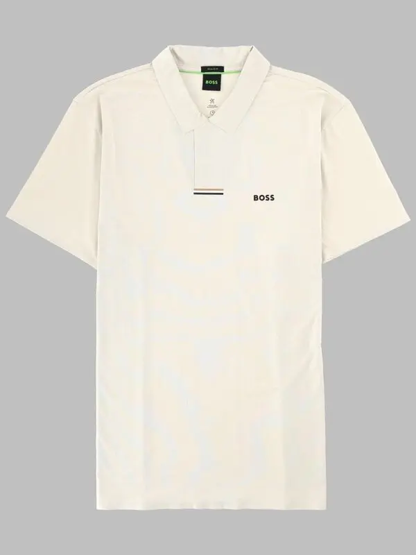 BOSS Polo Con Logo - Cream