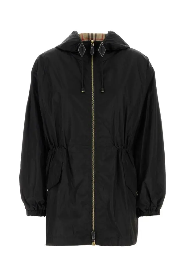 Burberry Nylon Windbreaker - Black