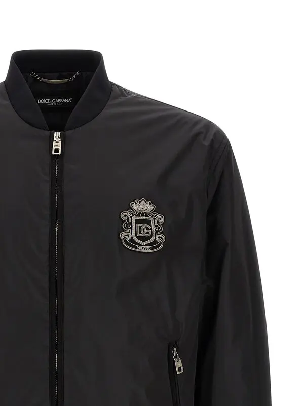 Dolce & Gabbana Dg' Patch Bomber Jacket