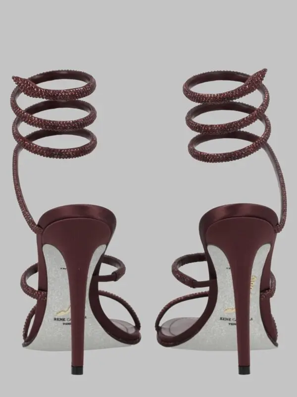 Rene Caovilla Cleo High Heel Sandals - Brown