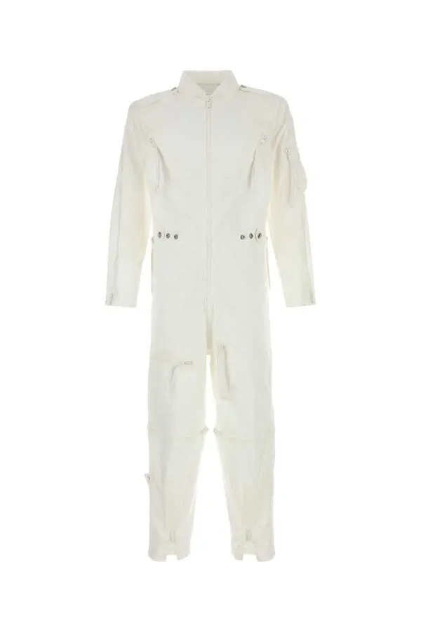 Prada Cotton Jumpsuit - White