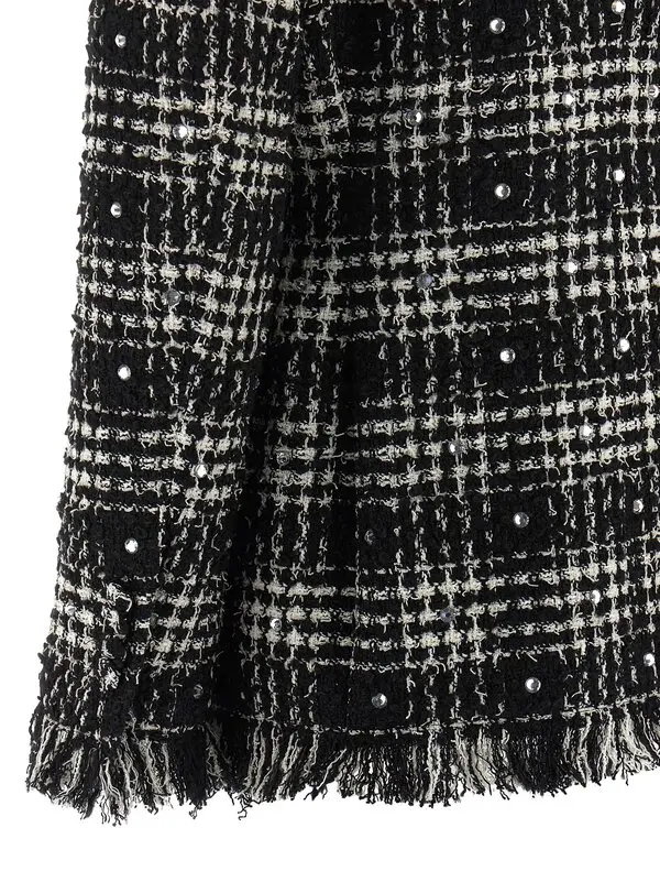Giuseppe Di Morabito Tweed And Rhinestone Blazer