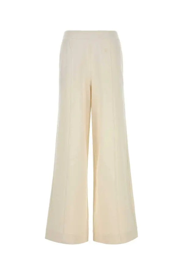 Gucci Ivory Cotton Blend Joggers - White