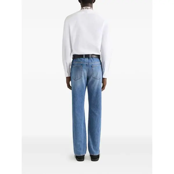 Givenchy Denim Wide-leg Jeans - Blue