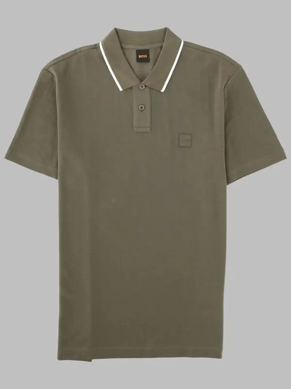 BOSS Polo Con Logo - Green
