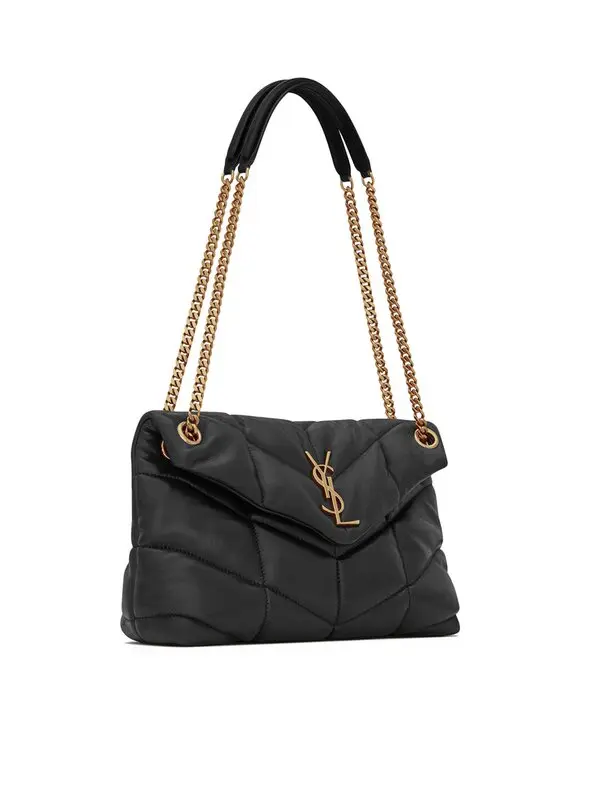 Saint Laurent Small Lambskin Puffer