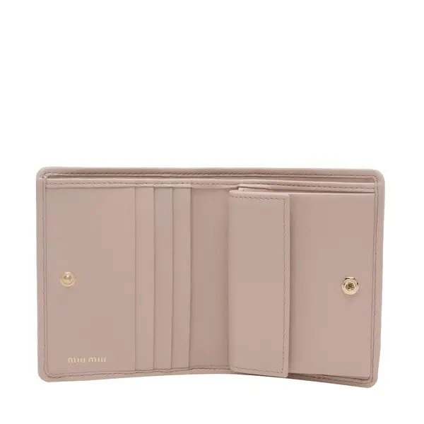 Miu Miu Logo Matelasse' Wallet