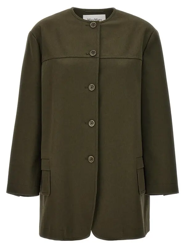 Max Mara Recital' Midi Jacket - Green