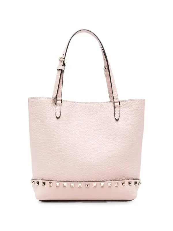 Valentino Garavani Small Rockstud Leather Tote - Multicolor