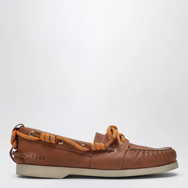 GOLDEN GOOSE Cruise Loafer In Tobacco Leather - Brown