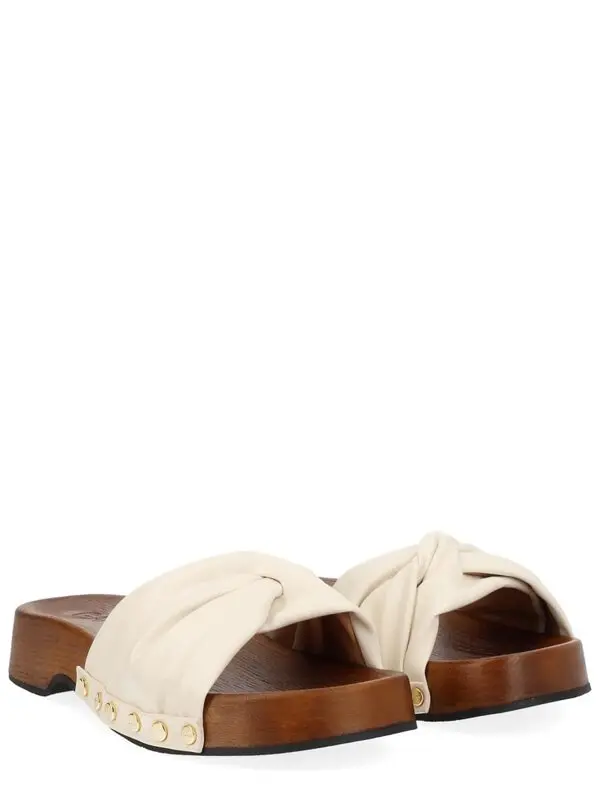GANNI Zoccolo Tia Fairy Shoes - Cream