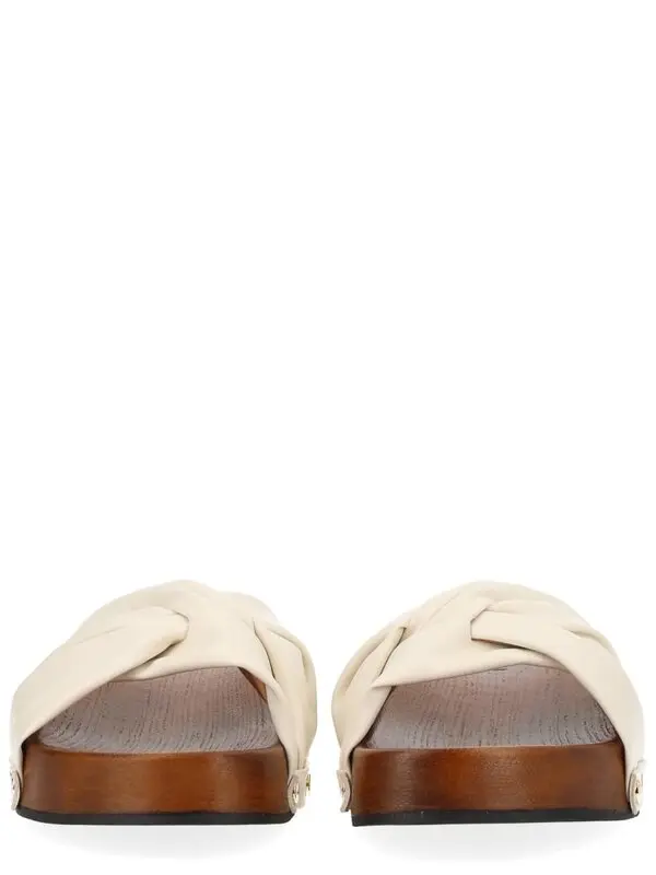 GANNI Zoccolo Tia Fairy Shoes - Cream