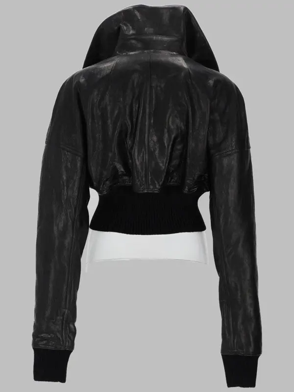 Rick Owens Dracuflight Cropped Jacket - Black