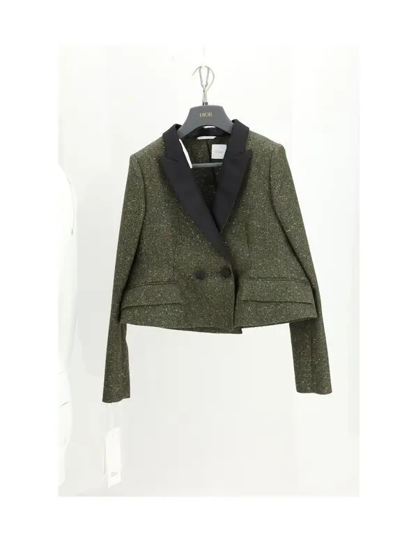 Dior Tweed Light Jkt - Green