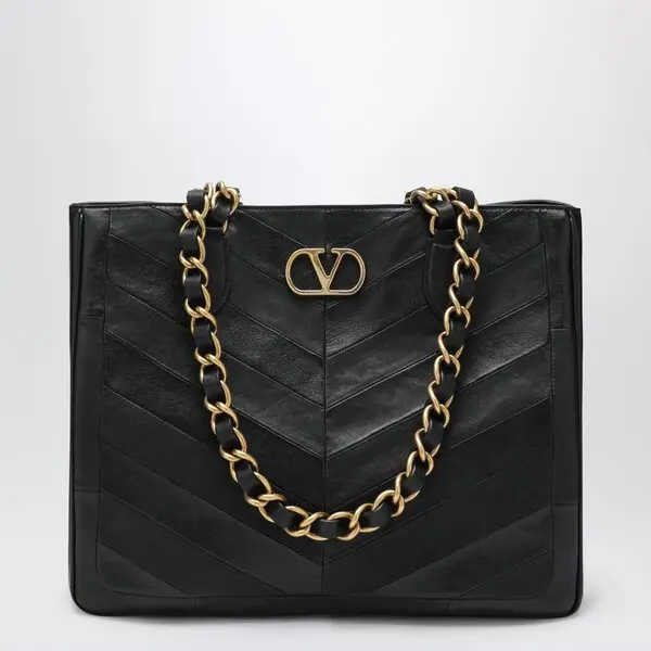 Valentino Garavani Laseine Shopping Bag - Black