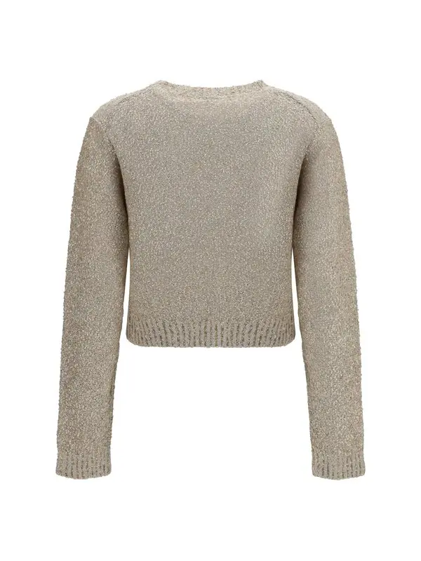Brunello Cucinelli Sequin Sweater - Cream