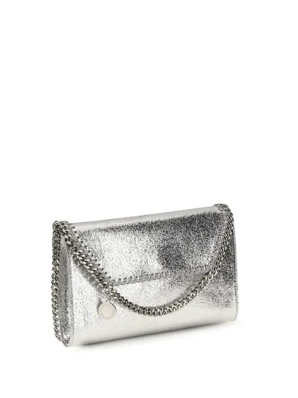 Stella McCartney Falabella Metallic Fabric Shoulder Bag