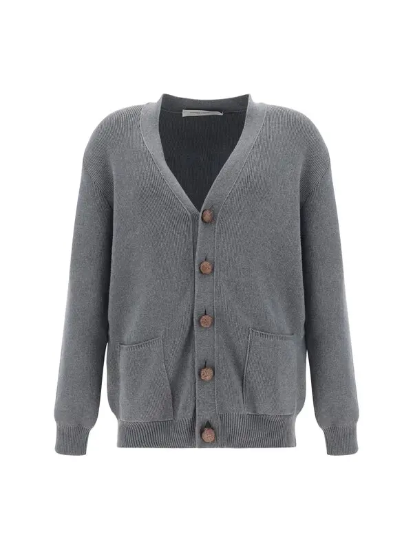GOLDEN GOOSE V-neck Cardigan - Gray