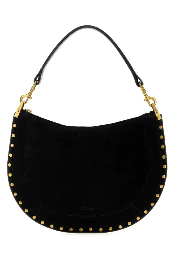 Isabel Marant Étoile Suede Oskan Shoulder Bag - Black