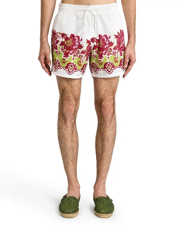 Etro Swimwear With Placed Floral Print