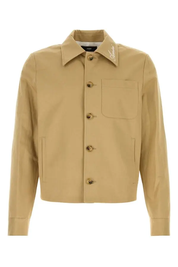 Amiri Beige Cotton Jacket