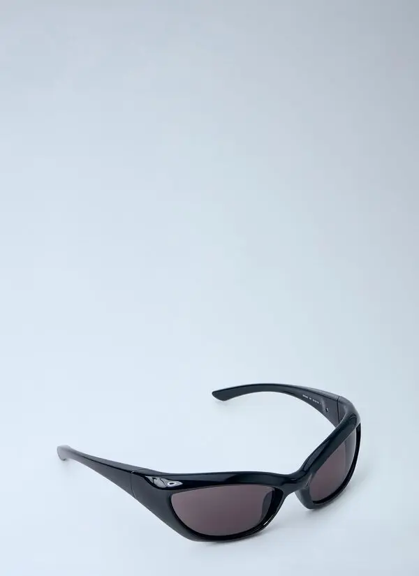 Balenciaga Racer Cat Sunglasses - Black
